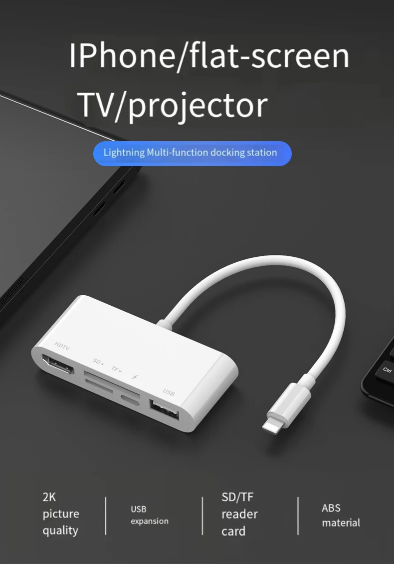 Lightning HUB - Multi-Functional Docking Station for Iphone