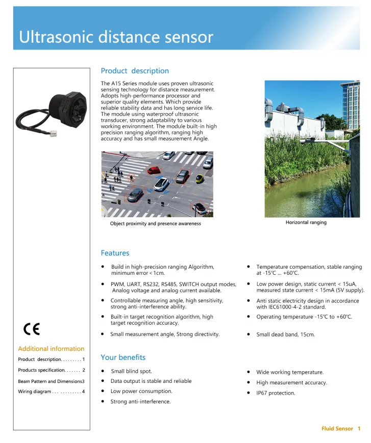 物体接近和垃圾箱加注液位监测易安装防水超声波传感器 - Buy 防水超声波传感器,水位监测传感器,易于安装防水超声波传感器 Product on Alibaba.com