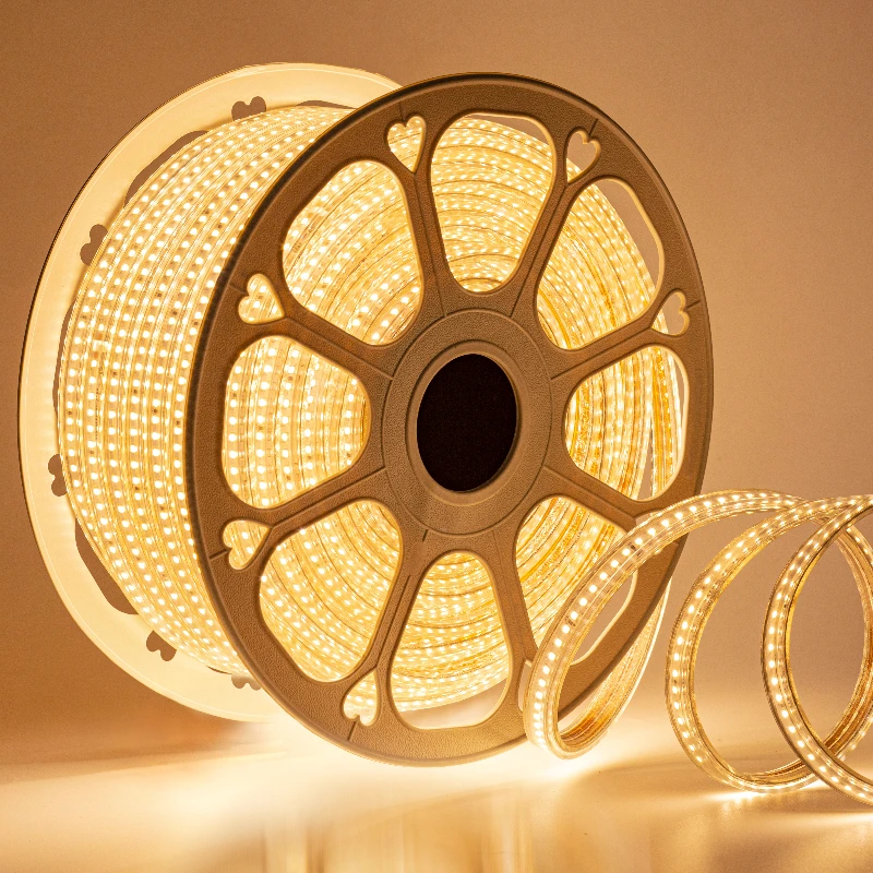 High Brightness 110v 220v High Voltage 50meter Per Roll Waterproof ...