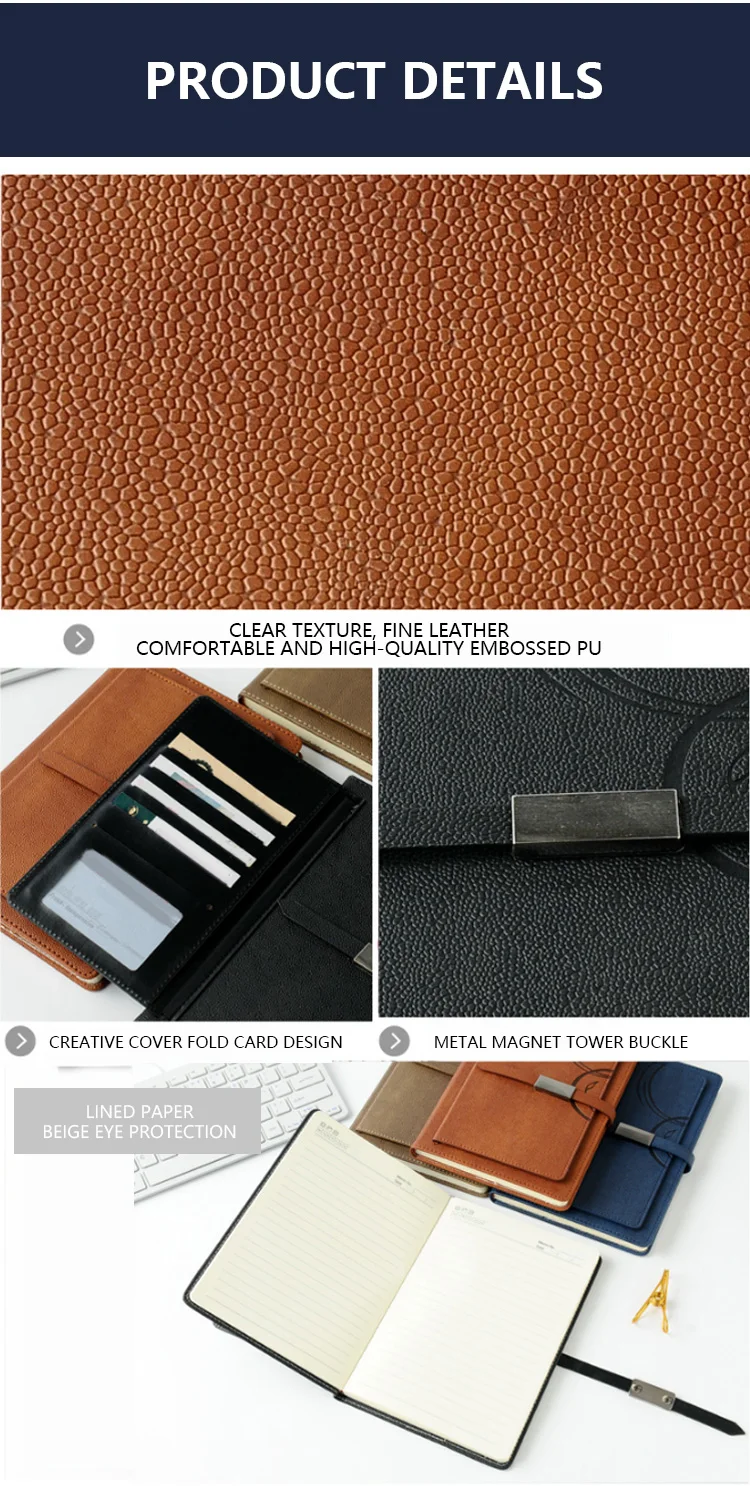 A5 Printed Logo Customized,Pu Leather Diary Monthly Planner Bullet ...
