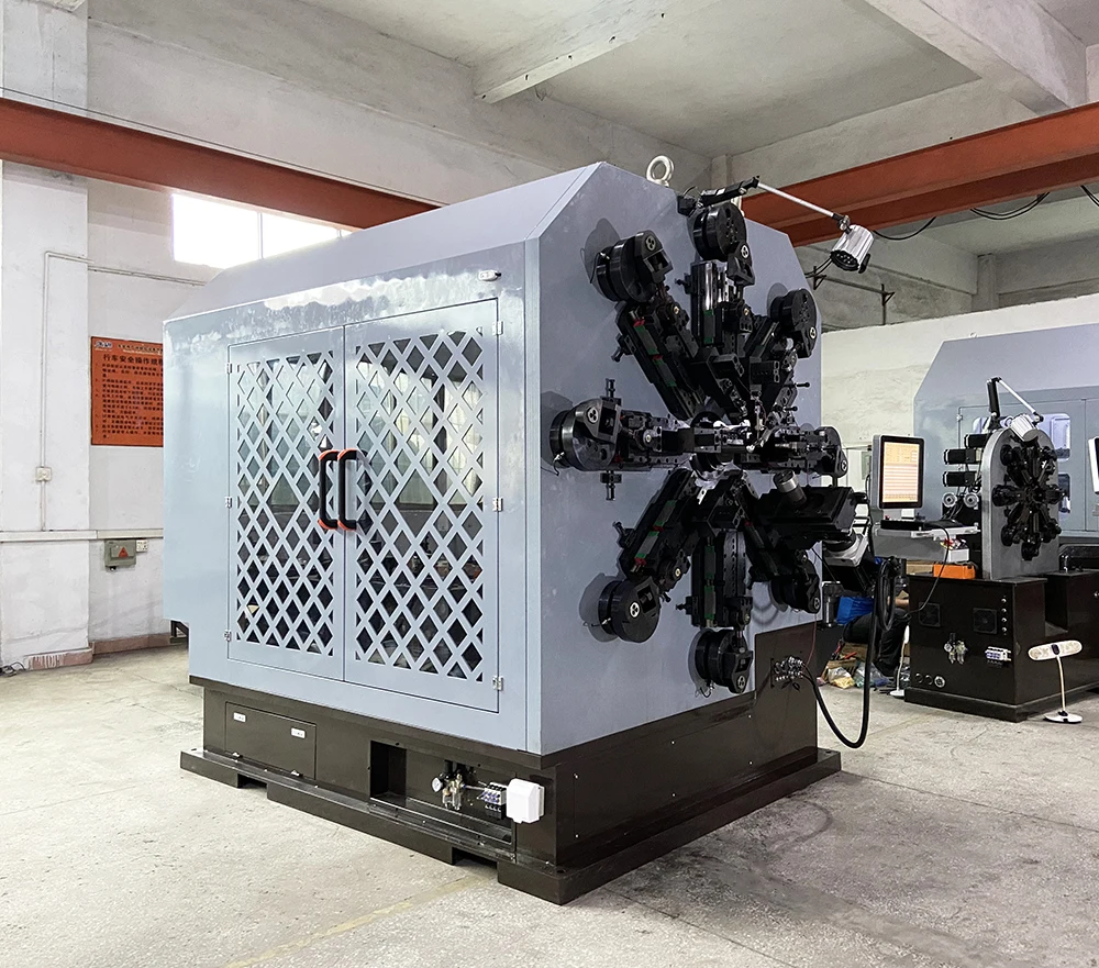 12 Axis 8 Mm Cnc Camless Wire Forming Machine Powerful Multi Slide Wire ...