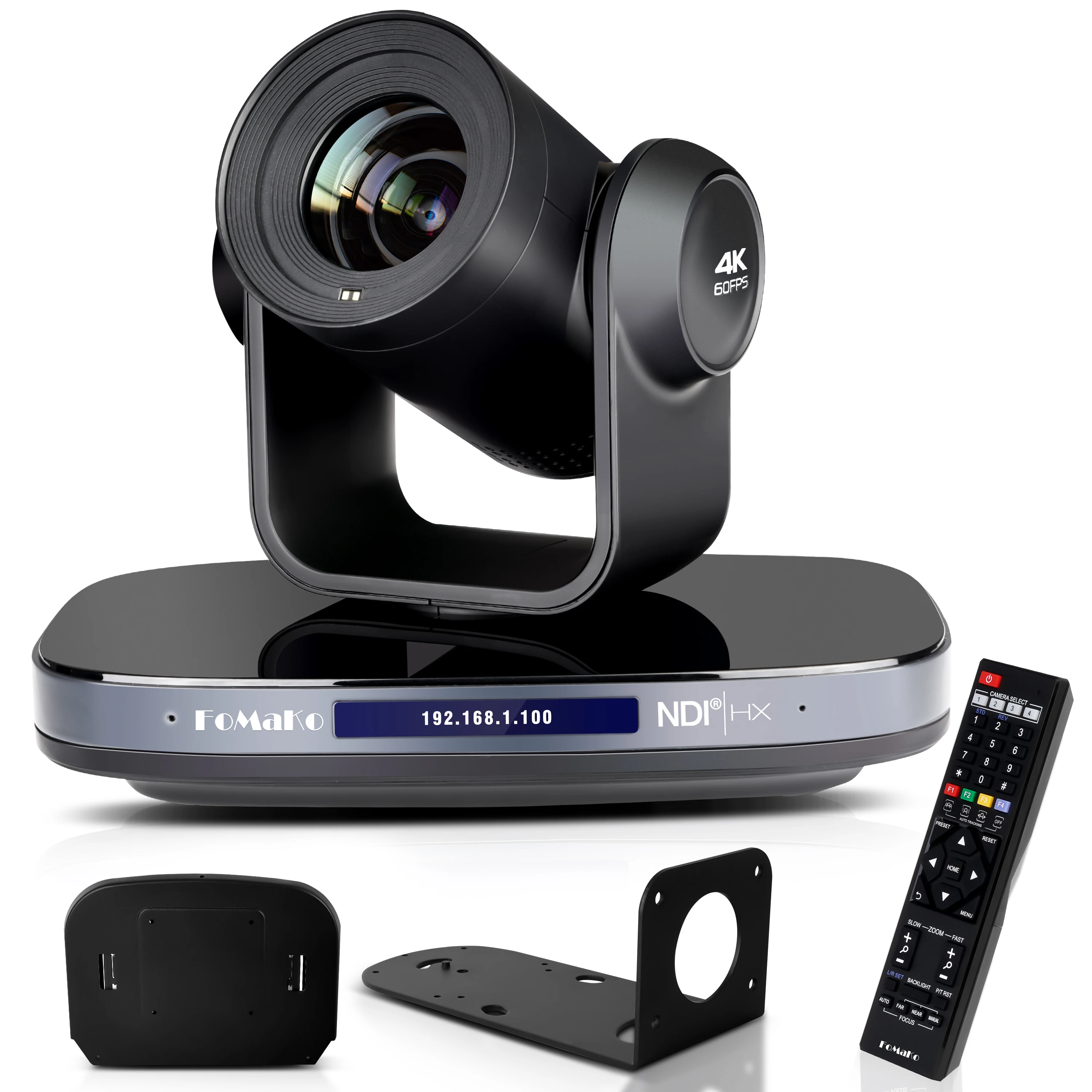 4K 60fps PTZ Camera Broadcast NDI IP POE Auto Tracking OEM