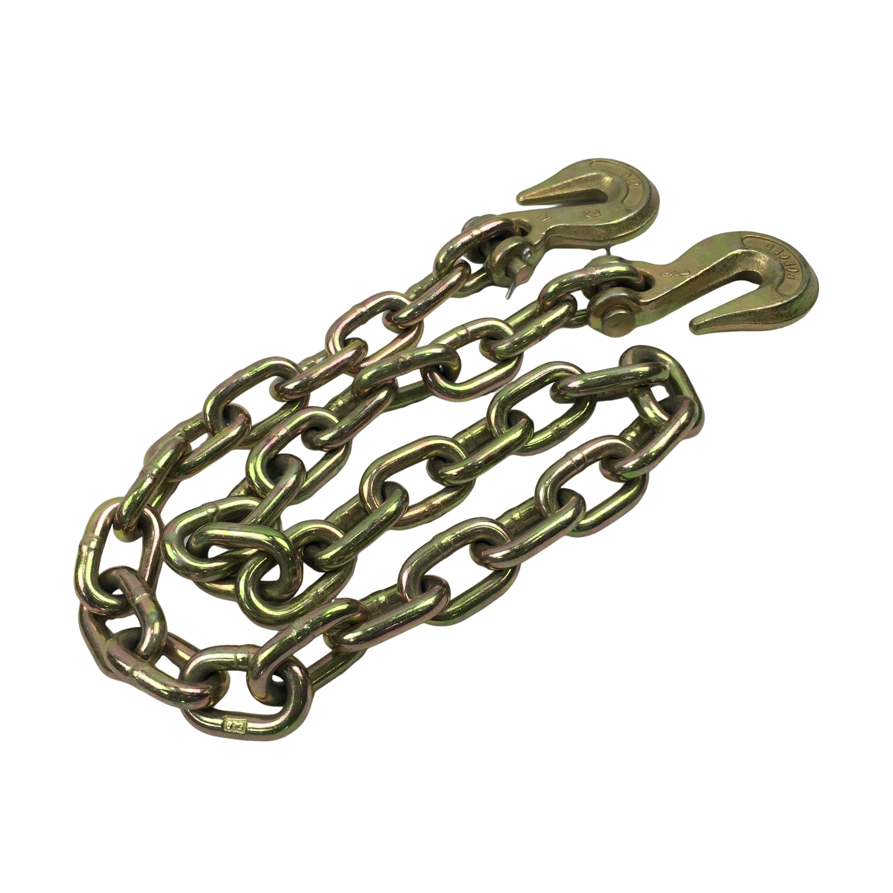 G70 Transport Chain Galvanized Alloy Steel Yellow Galvanized Tow Chain - Buy Factory Supply Tow ...