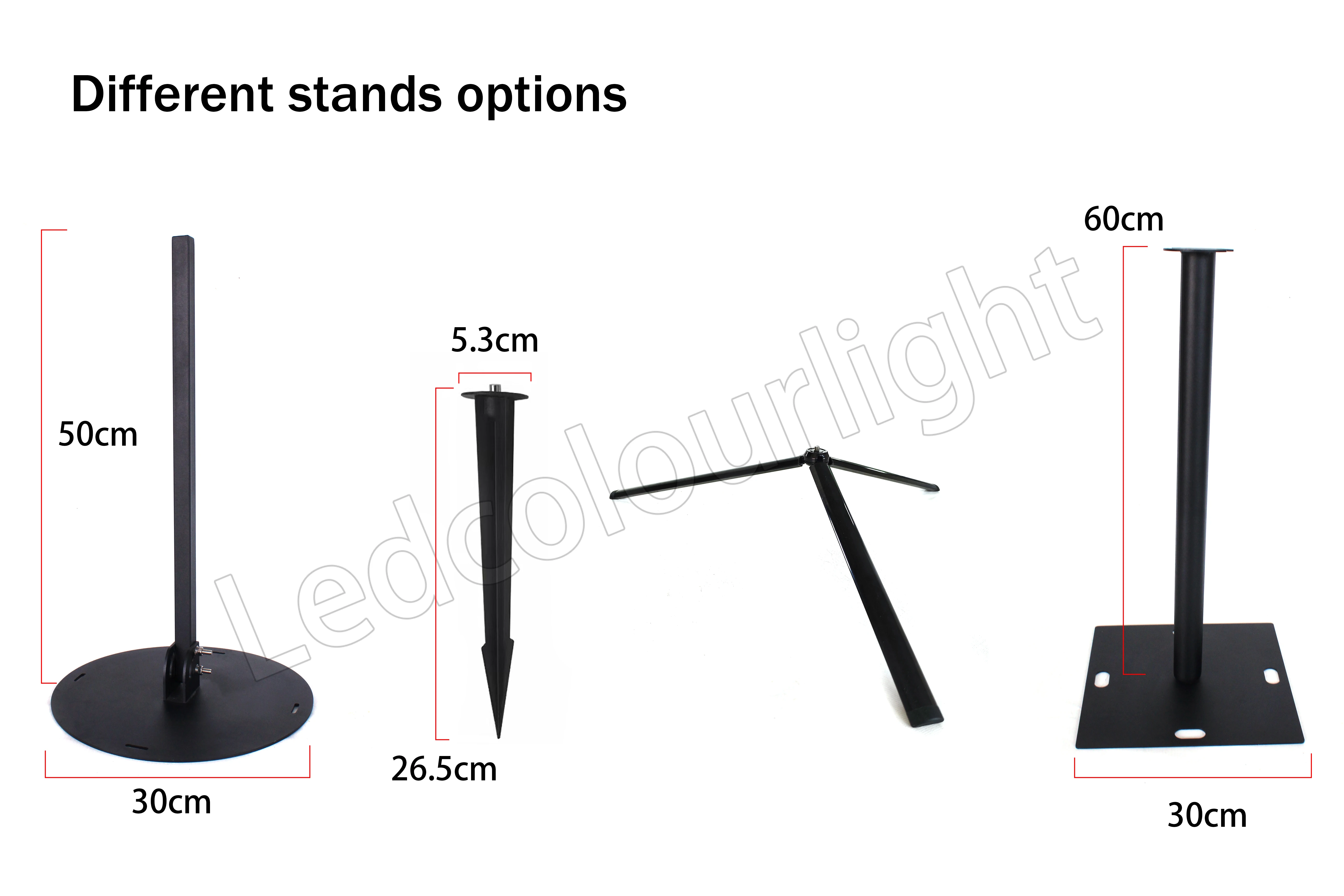 360 Degree LED Tube Light DMX RGB for Stage - 50000hrs