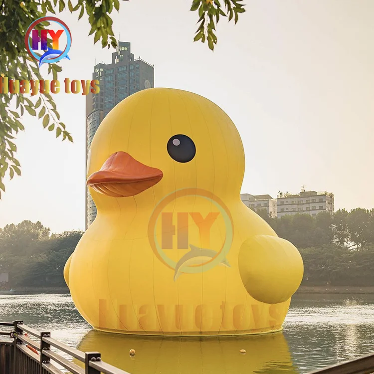 Giant Inflatable Buoy Duck - Fun Water Amusement Toy