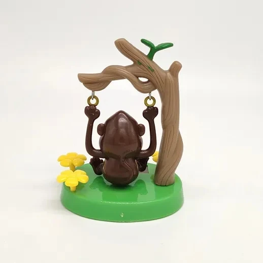 Car Solar Bobblehead Figure Set Swing Monkey Shape Decoration Creative ...