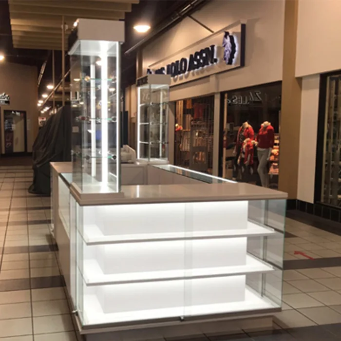 Bespoke Shopping Mall Kiosk Display Counter Retail Showcase Store ...