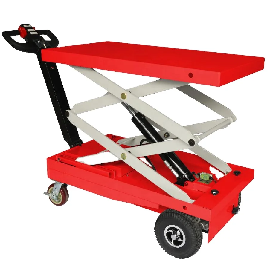 Reddot Powered Small Electric Hydraulic Scissor Lift Table Trolley Lift ...