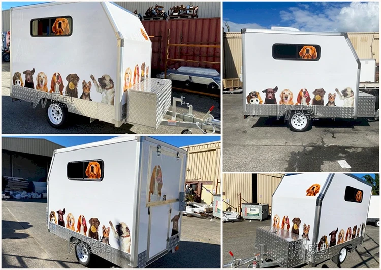 Mobile Pet Grooming Trailer - WECARE Dog Washing Remolque