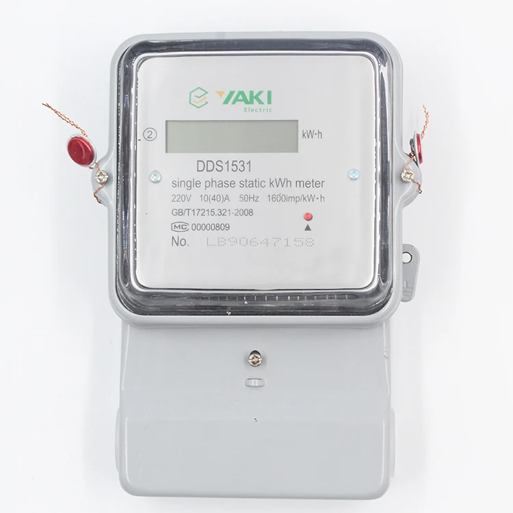 Yaki Single-Phase Electric Meter - Accurate Energy Measurement