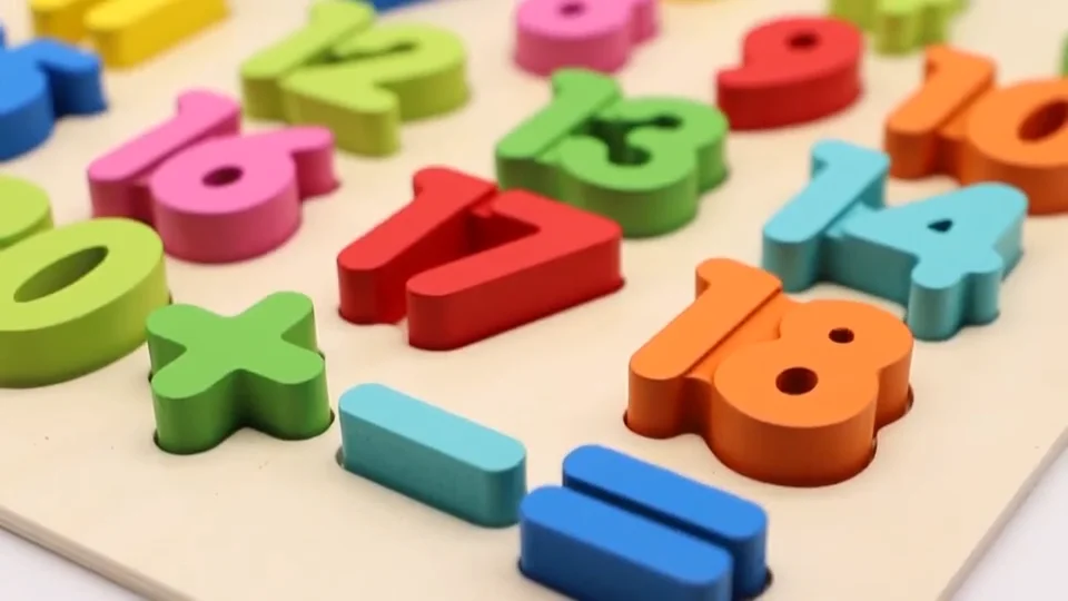 Wooden Alphabet Puzzle Board Toy For Early Education Learning ...