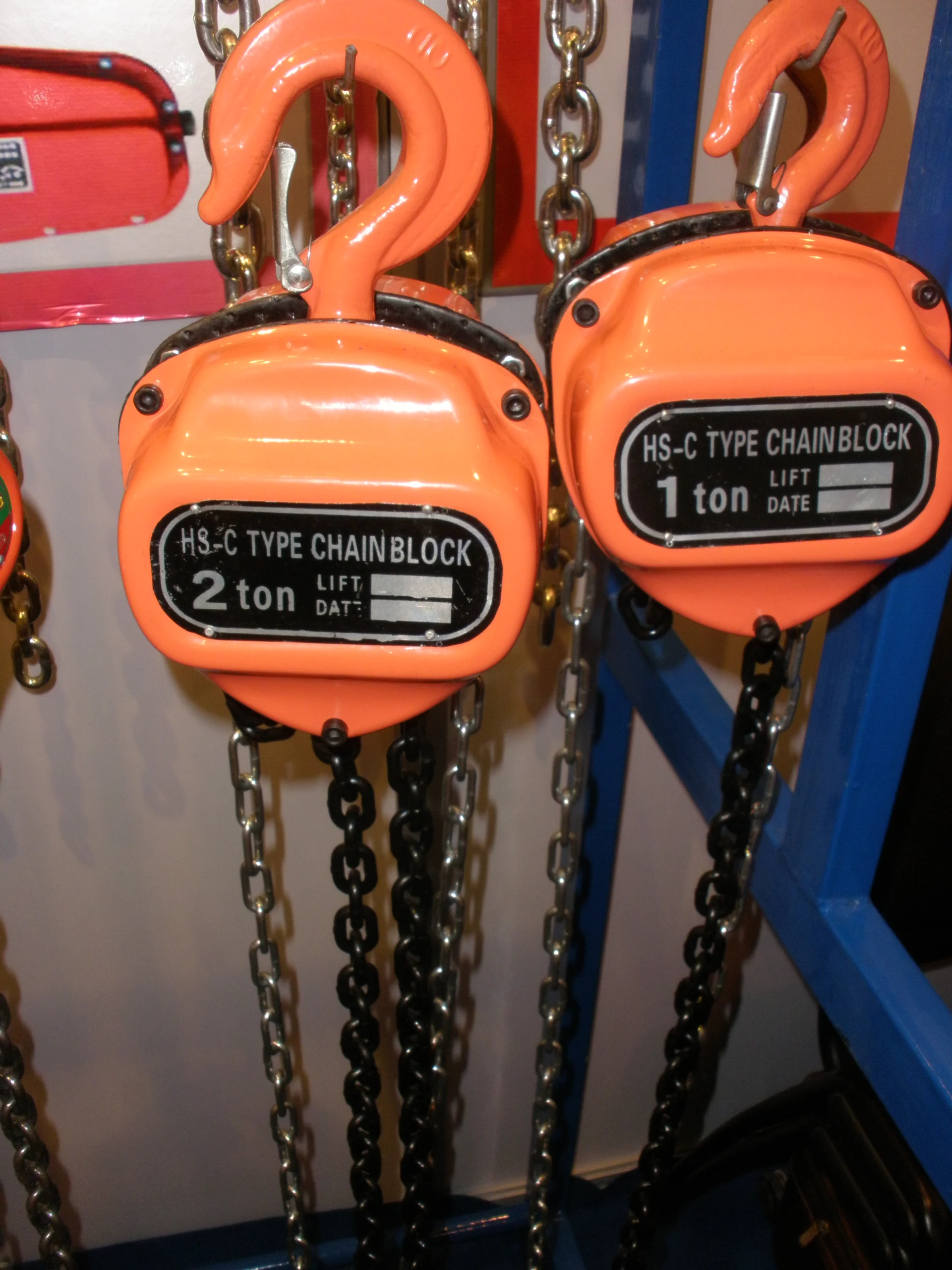 Hsz-c Model Chain Block 1ton 2ton 3ton Standard Lifting Chain Hoist ...