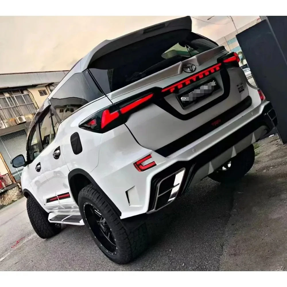 Factory Rear Bumper For Fortuner 2016-2021 Ramand Style Modify Rear Bumper For Fortuner Body Kit ...