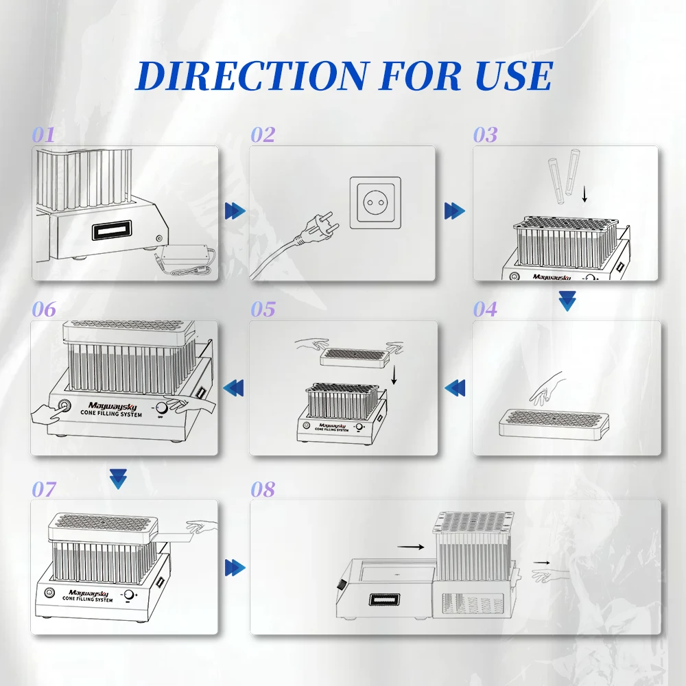 Maywaysky 340 Cone Filling Machine - Precision & Efficiency