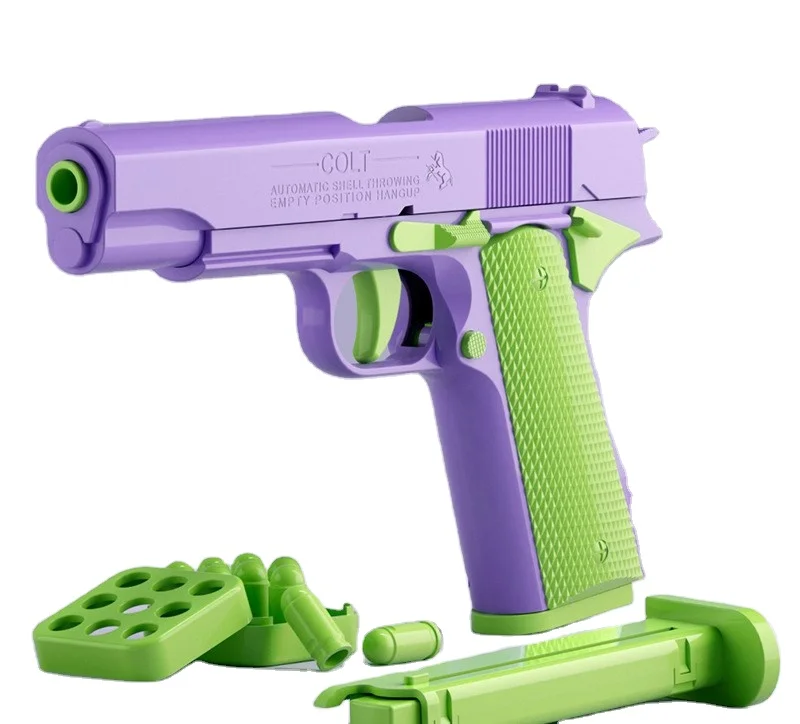 Best 3d Printing Mini Pistol Toy Anti Stress Light Glow Cute Continuous ...