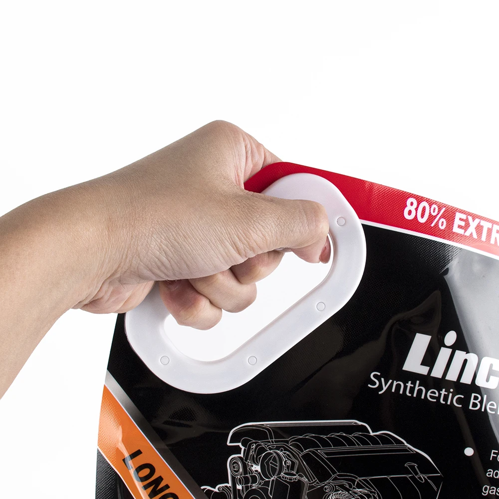 Eco-friendly Car Engine Oil Packaging - Spout Pouch Bags