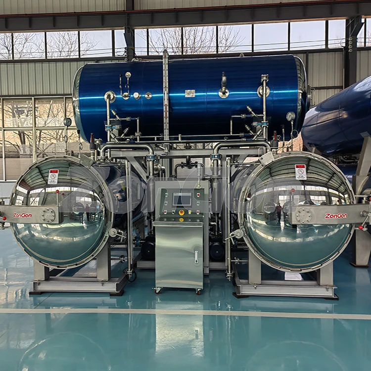 Water Immersion Pouch Packaging Hot Canned Product Food Autoclave ...