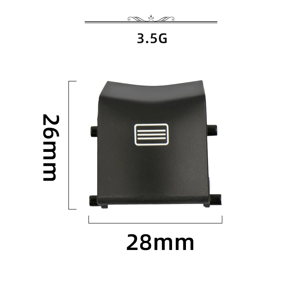 ฝาครอบปุ่มสวิตช์หน้าต่างซันรูฟรถยนต์พลาสติกสำหรับ Mercedes-benz W166 ...