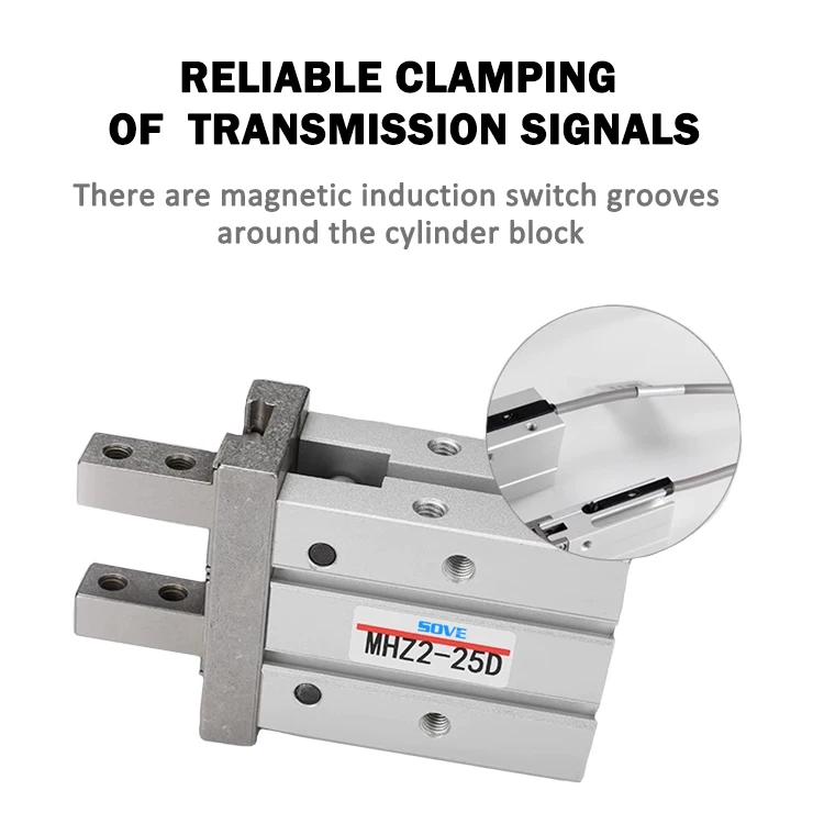 SMC Pneumatic Gripper - MHZ2-16D Small Parallel Fixture