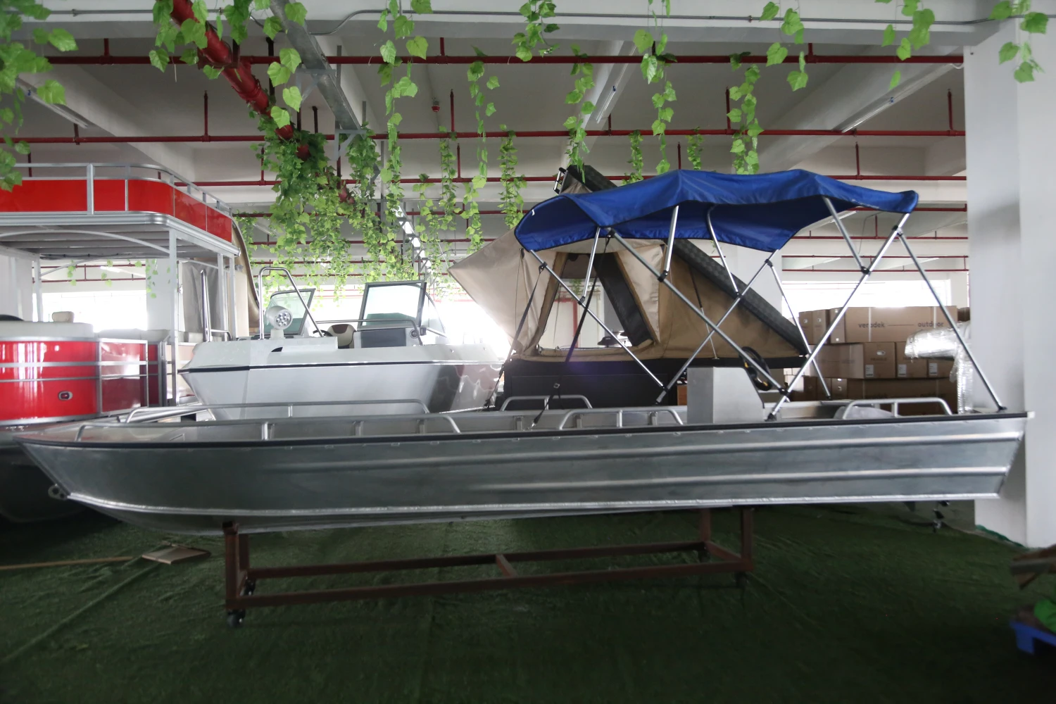 Kinocean CE 14ft Aluminum Fishing Jon Boat - Durable & Versatile