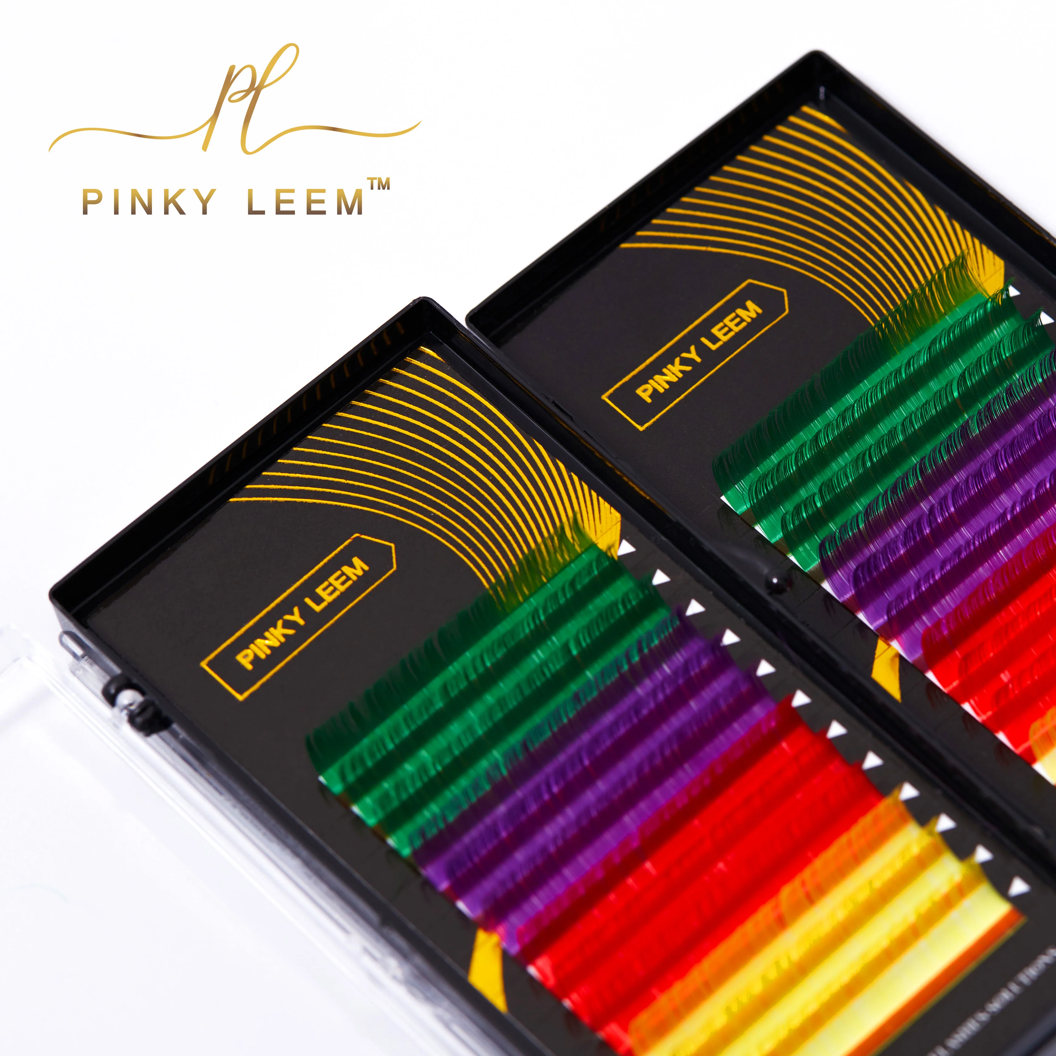 Pinky Leem Pestaaspostizasalmayor Glitter Lash Extensions Coloured ...