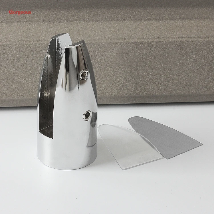 Aluminum Spigot Glass Railing Balustrades Handrails System Glass Clamp ...