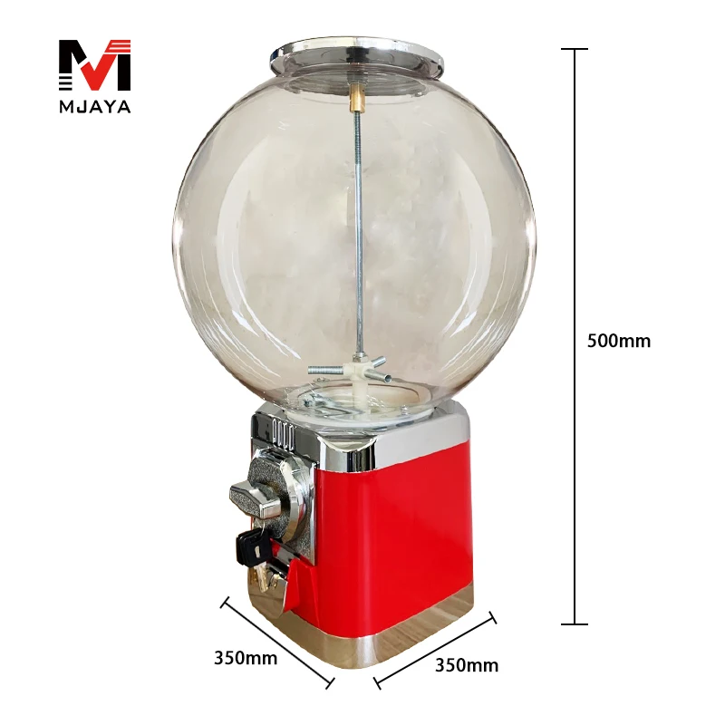 Plastic Toy Capsule Gumball Candy Mechanical Vending Machine