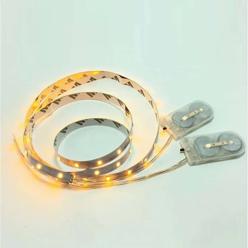 5mm 8mm 3V Button Battery Box Power Supply 2835 SMD LED Strip Light for ...