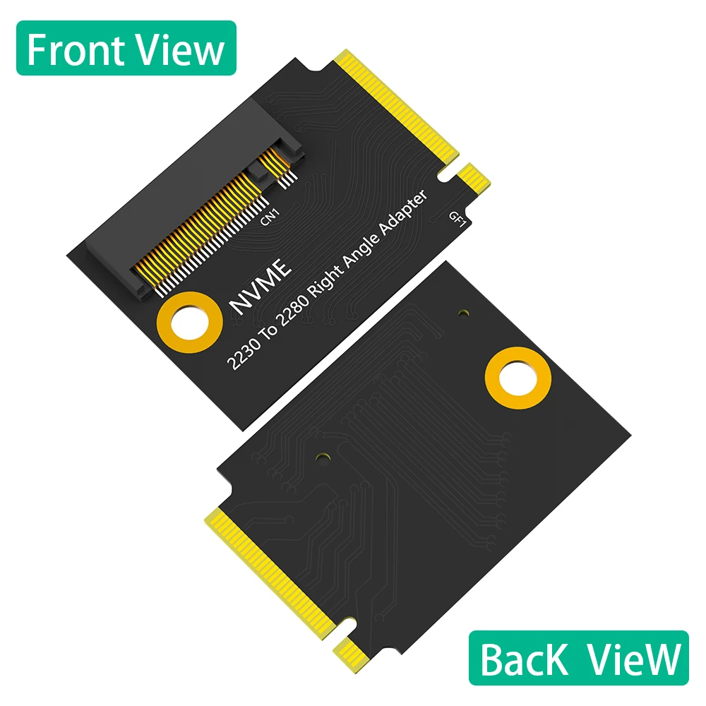 2230 to 2280 M.2 M-Key Right Angle NVMe SSD Adapter Card for ROG Ally ...