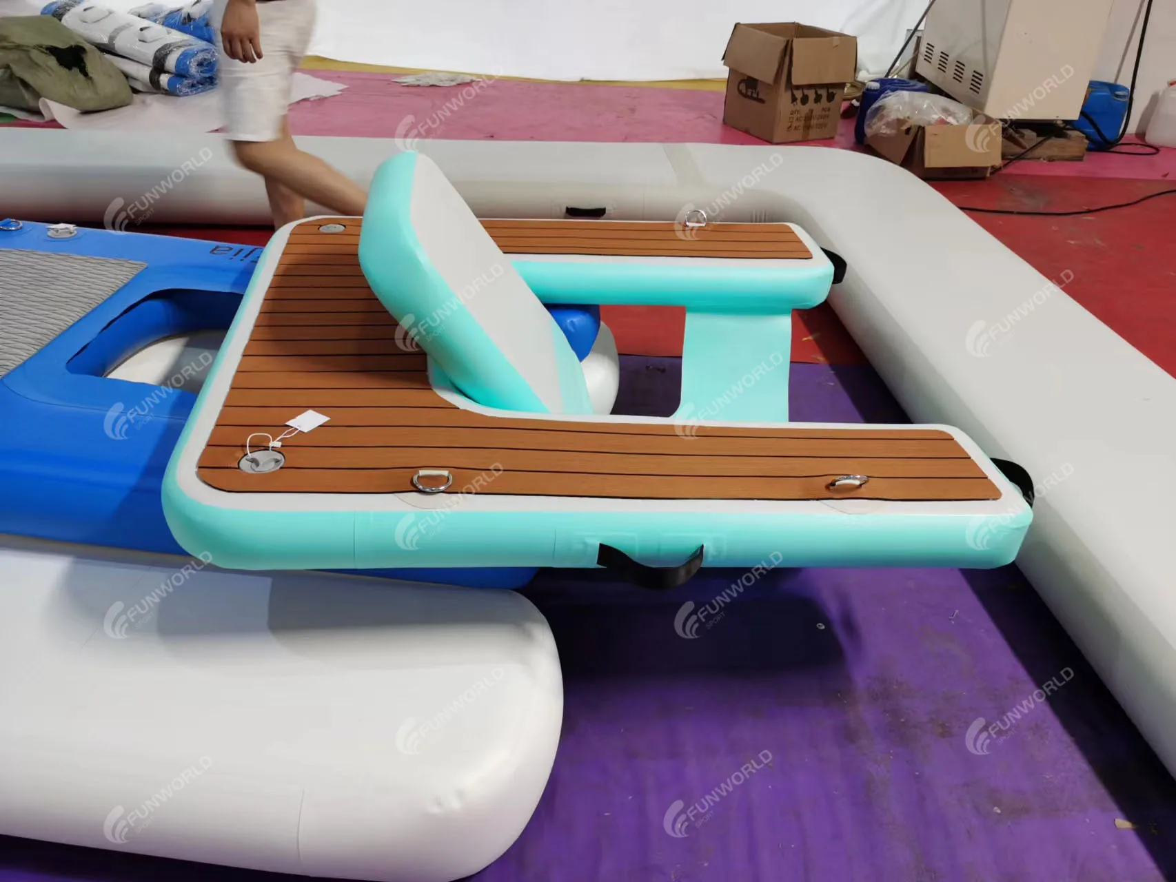 Customized PVC Inflatable Hangout Chair Loungers for Beach