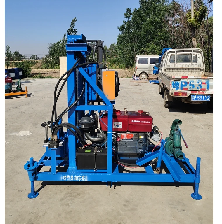 Small Portable Borehole Drilling Machines for Water Wells