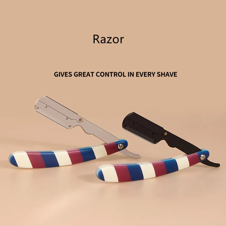 Striped Manual Shaver Vintage Changing Blade Scraper Men Shaving - Buy ...