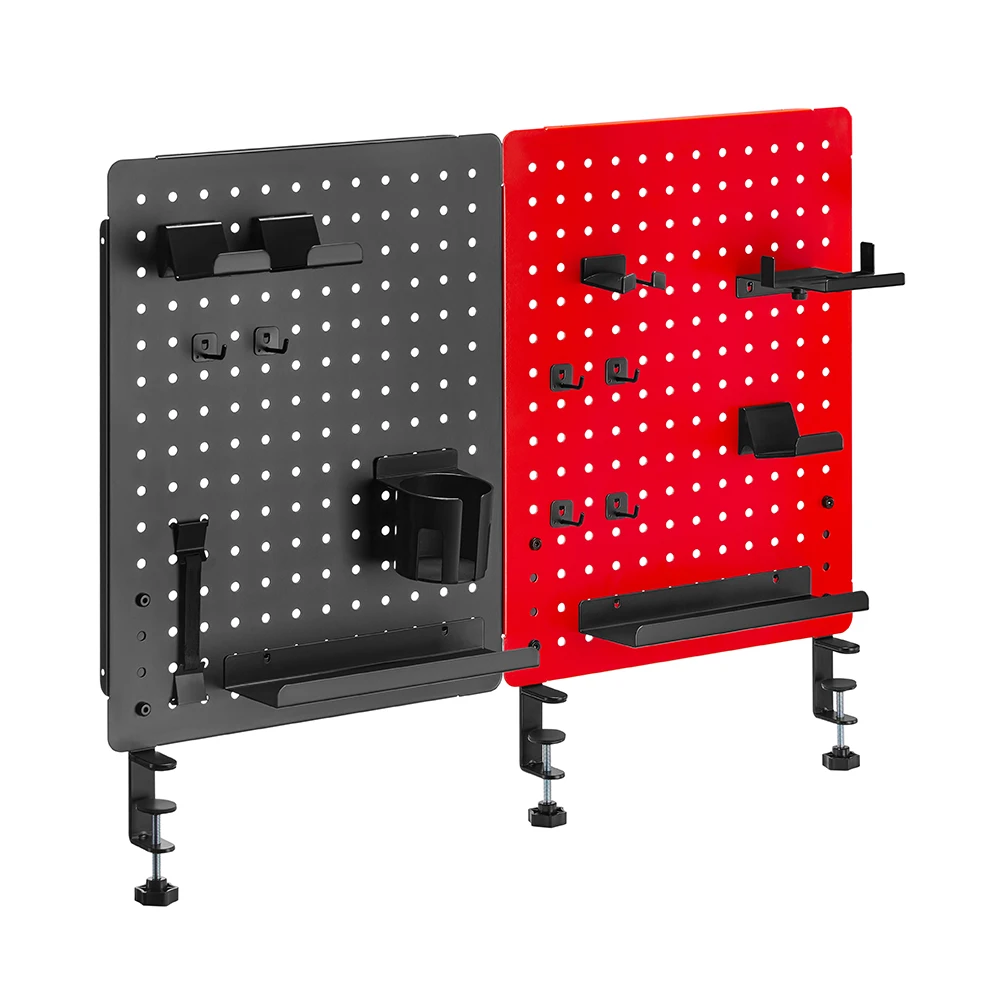 Pb-002 Dual Metal Clamp Desk Mount Pegboard Organization - Buy Metal ...