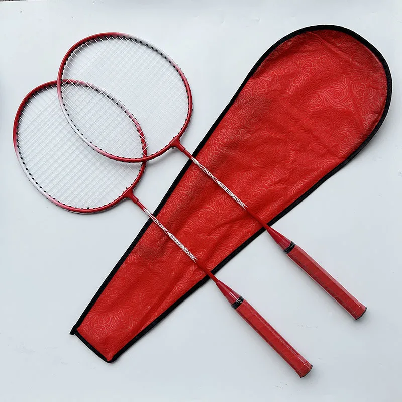 Portable Badminton Rackets Set Two Racquets With Carry Bag And ...