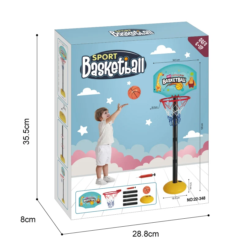 Kids Plastic Indoor Outdoor Exercise Basketball Hoops Toys