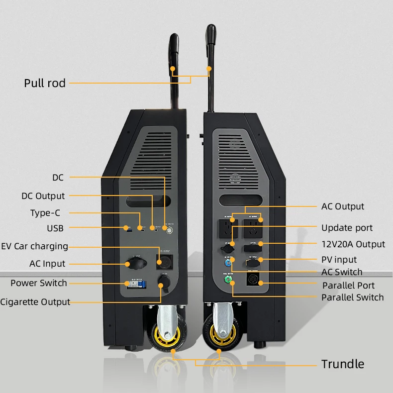 2500 Kwh Bi-Directional Invert Energy System for Emergency Camping