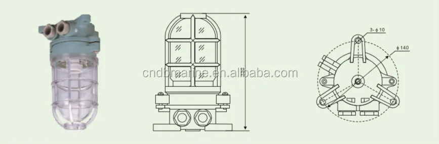 Impa 792057-62 E26 Water And Vibration Proof Marine Pendant Lights ...
