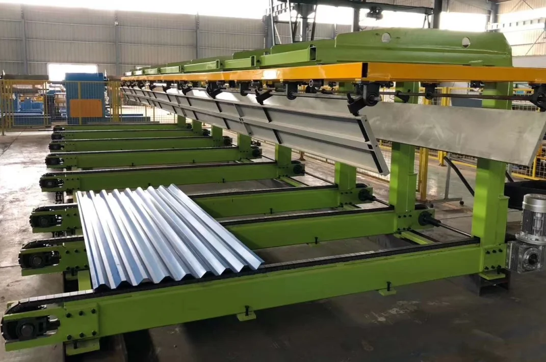 Steel Ridge Cap Metal Roof Ridge Capping Roll Forming Machine with ...