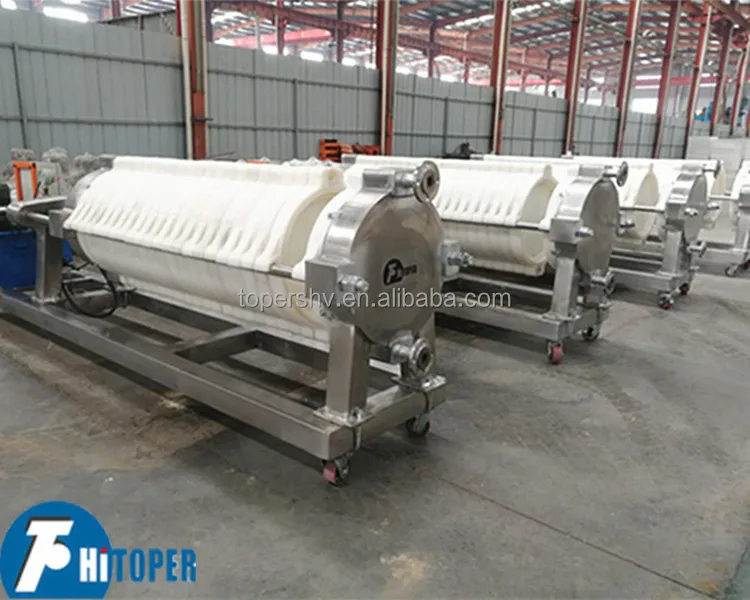 Manual Cake Discharge Diaphragm Plate Filter Press Machine 0.6Mpa ...