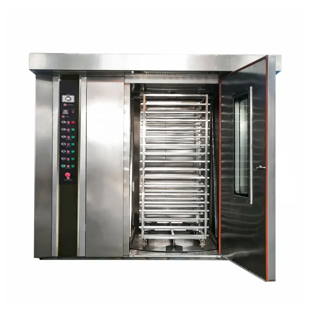Industrial Bread Rack Oven 64 Trays Rotary Oven Electric Gas Diesel ...