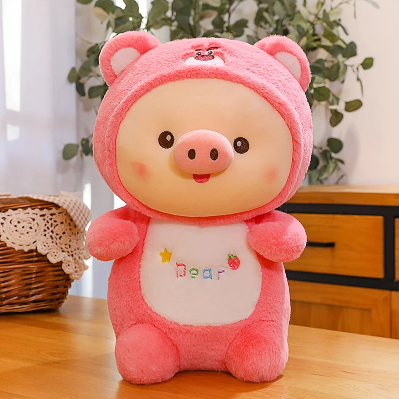 Kawaii Piglet Transformation Series Stuffed Animal Pillow Stuffed Pig ...