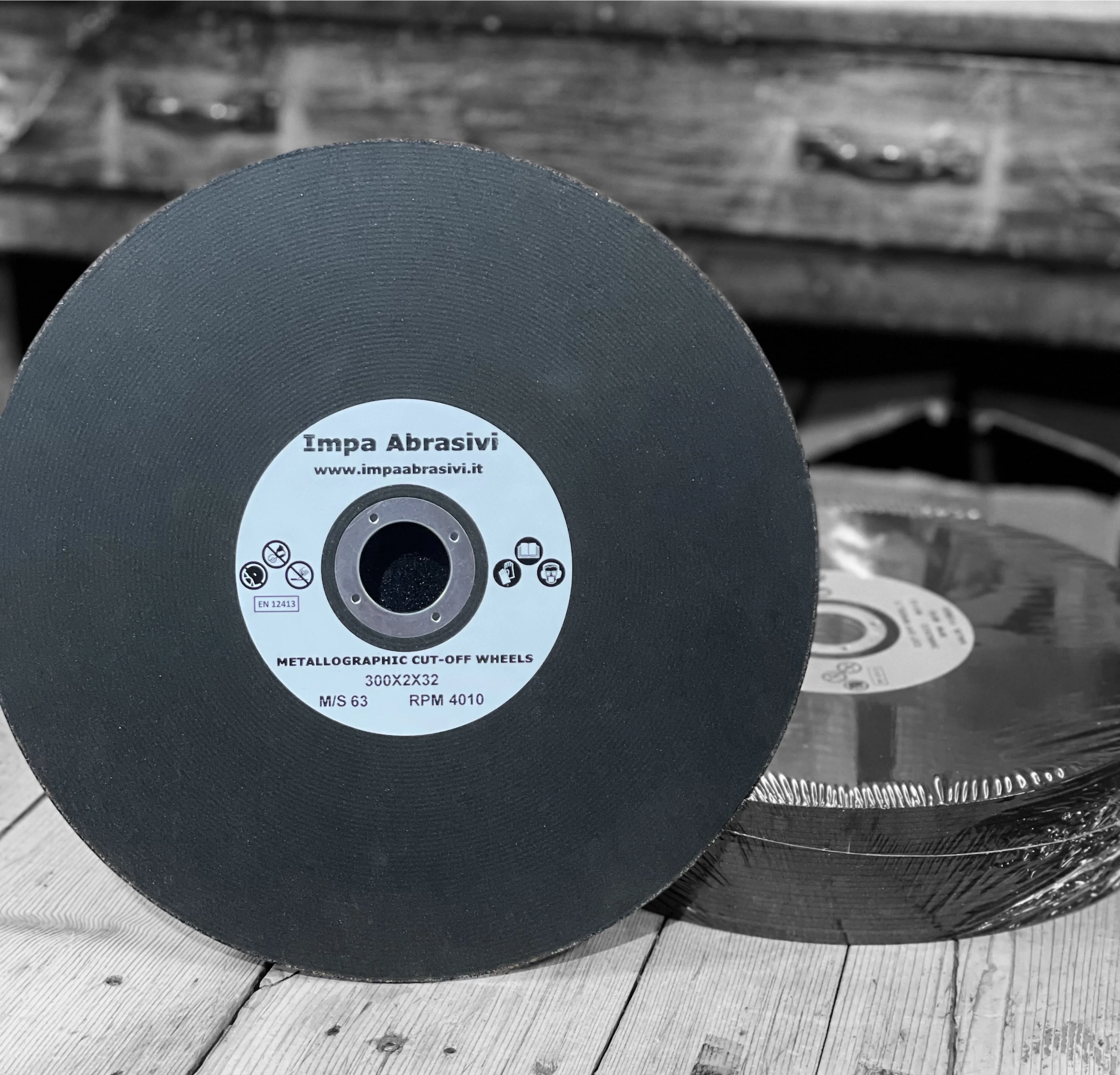 Customizable 300mm X2mm Metallographic Resin Grinding Wheel Cutting ...