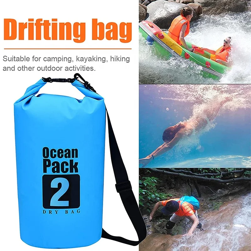Hotsale 500d Pvc 2l To 100l Outdoor Hiking Waterproof Backpack Dry Bag ...
