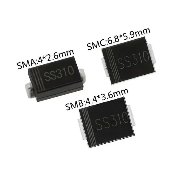 3A 40V 100V 200V Diode SS34 SS310 SS320 SMA Package Schottky Diode