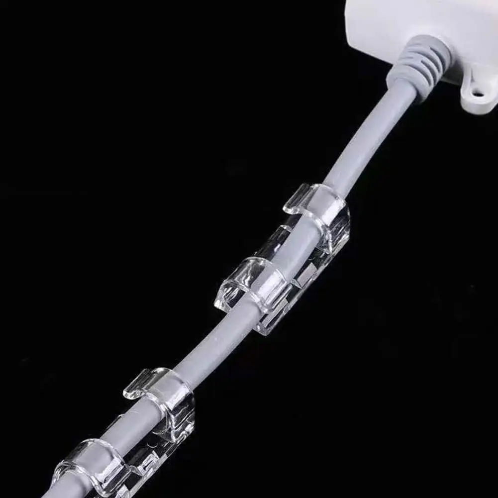 Elehk Acrylic Glue Cable Clip Transparent Adhesive Cable Clip Adhesive ...