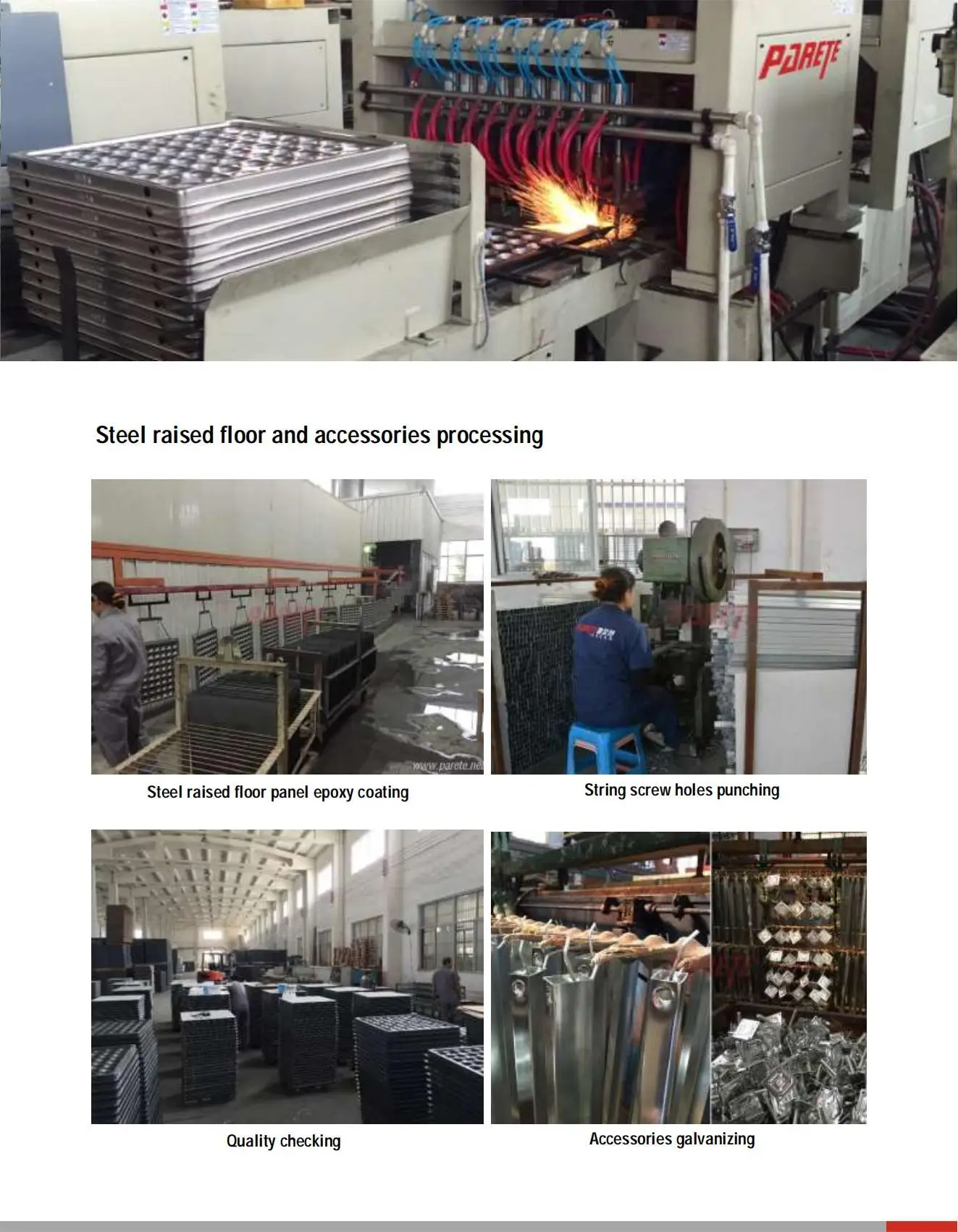 Iso Raised Access Floor False Floor Modular Decking System Aluminum ...