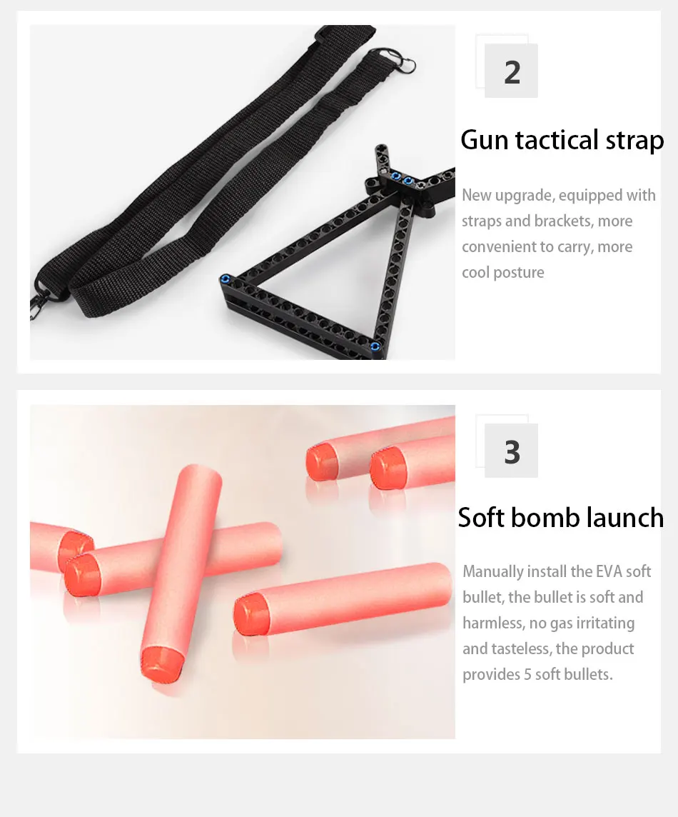 653pcs Swat Ww2 Weapon 98k Desert Submachine Models Diy Bricks Sets ...