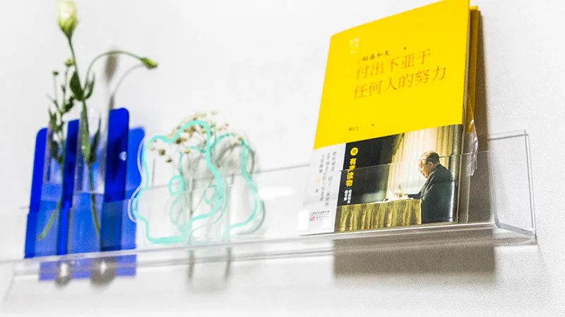 Diy Display Racks Wall Bookshelf Acrylic Wall Mounted Bookshelf Wall ...