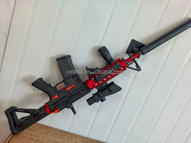 High Speed Electric Continuous Fire Metal Toy Gun Electric Water Bullet ...