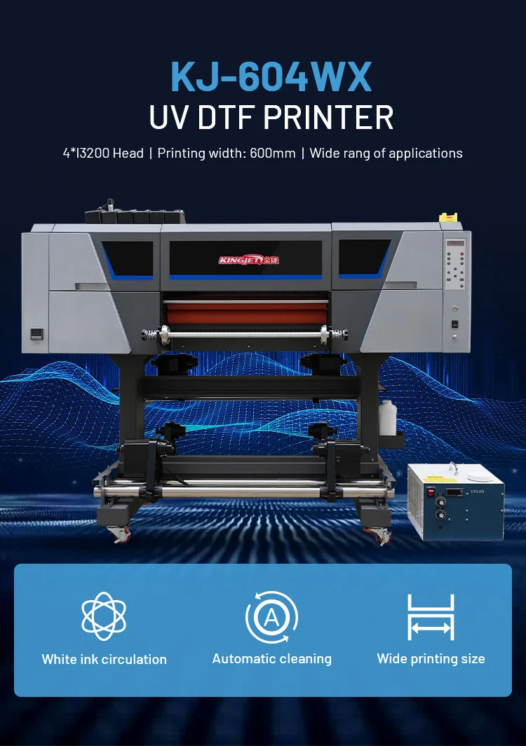 A3 Sticker Roll with Laminator Flatbed - UV DTF Printer